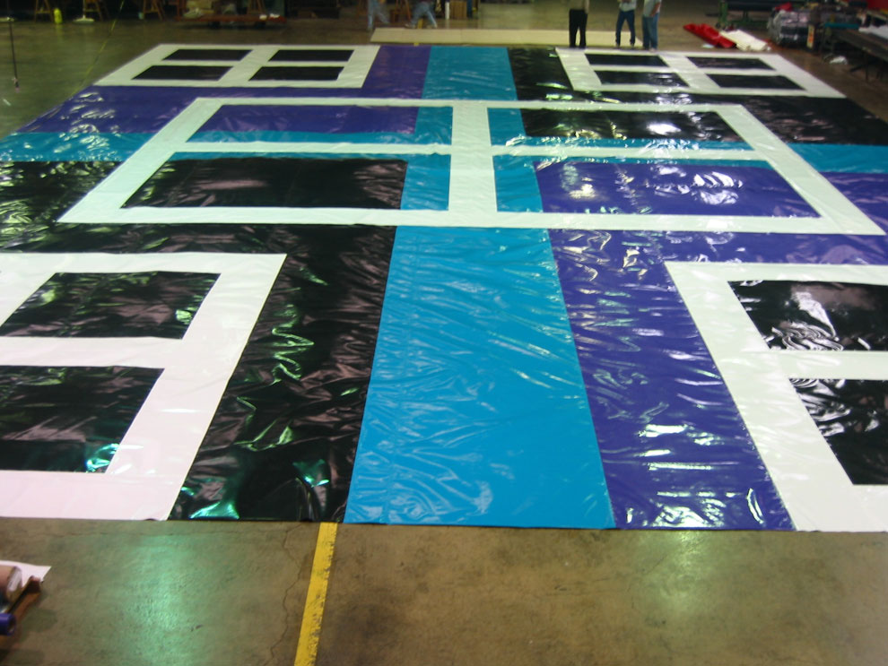 Guard & Percussion Floor Covers Photo Gallery - Electra Tarp