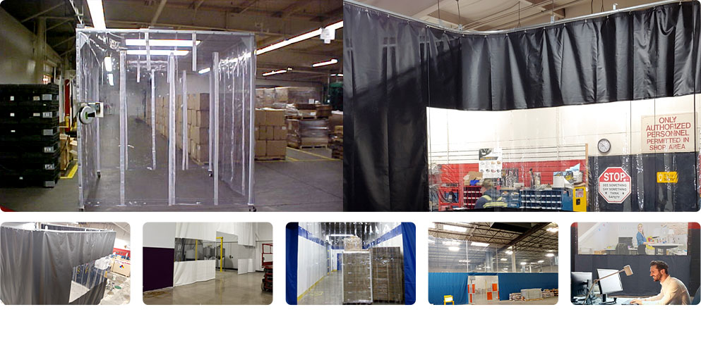 Environmental Barrier Curtains and Dividers - Electra Tarp