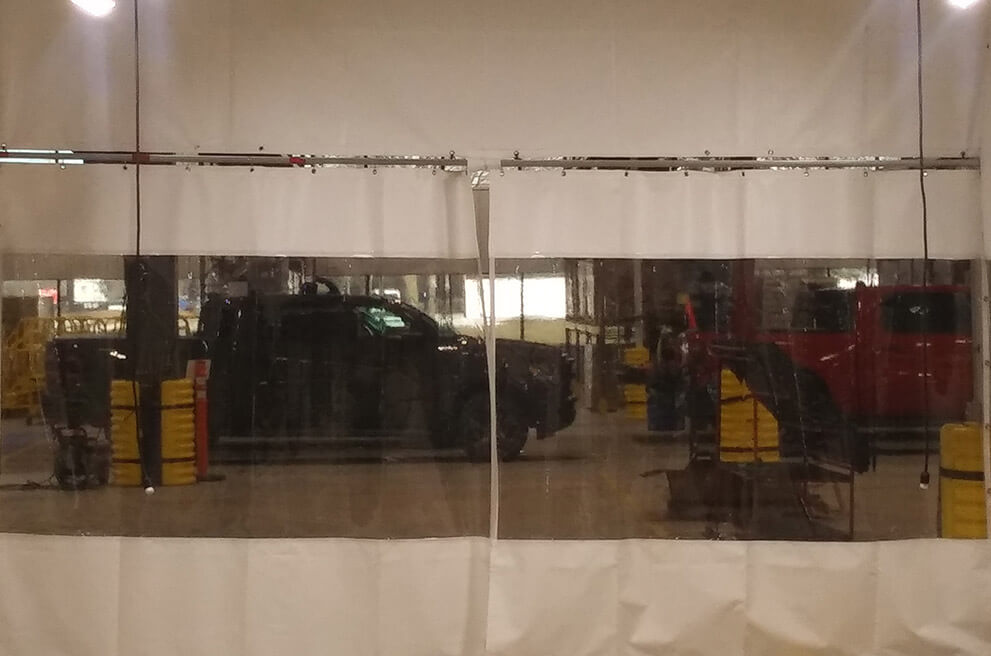 Industrial Divider Curtains Photo Gallery - Electra Tarp